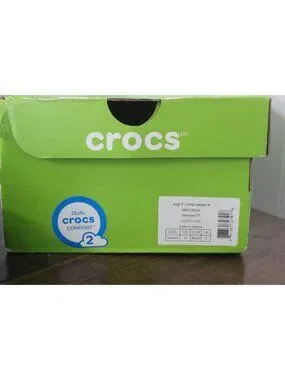 CROCS | Shoes | Leigh Ii 2strap Wedge Sandals Womens Size 8 Blackblack ...